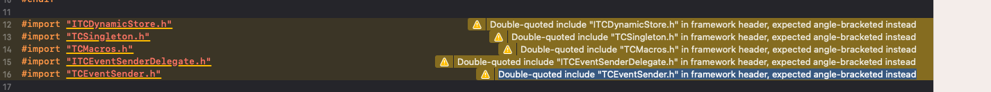 Many Warnings due to header include · Issue #22 · CommandersAct/pods · GitHub