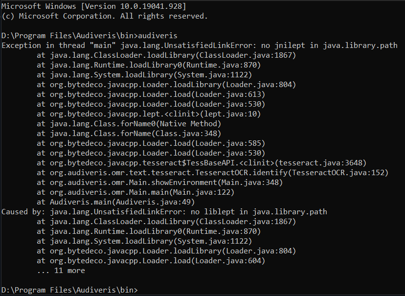 Audiveris on Windows 10 · Issue #484 · Audiveris/audiveris · GitHub