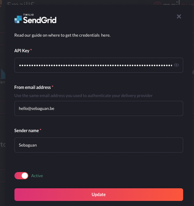 🐛 Bug Report: Sendgrid provider ignores credentials.senderName · Issue #1417 · novuhq/novu · GitHub