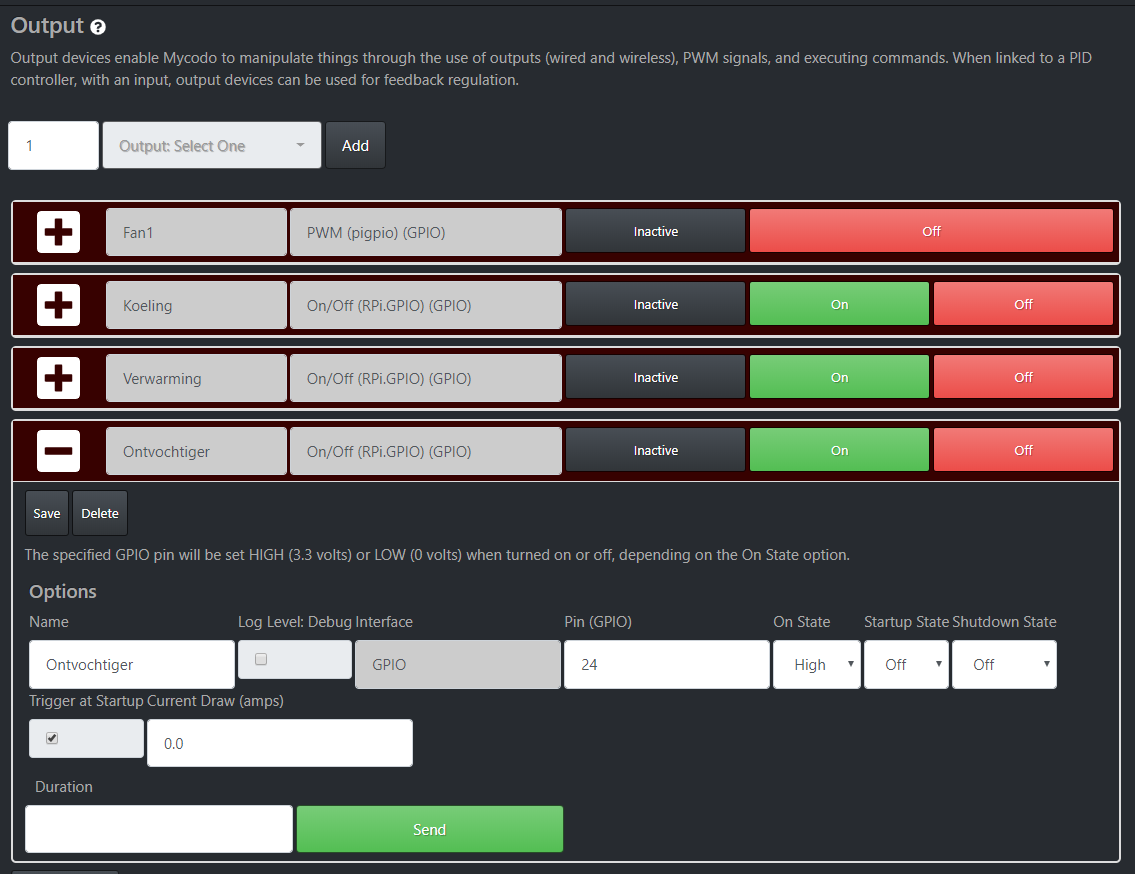 GPIO Outputs won't show in dashboard after upgrade to 8.5.1 · Issue #779 · kizniche/Mycodo · GitHub