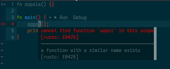 Feature request: show E0425 "cannot find function" suggested name in the popup · Issue #9797 ...