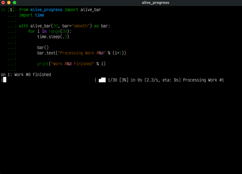 Flicker when printing with very slow throughput · Issue #83 · rsalmei/alive-progress · GitHub