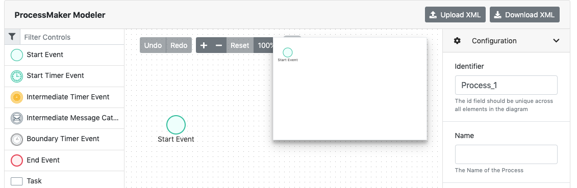 Make the inspector and control columns the same width · Issue #693 · ProcessMaker/modeler · GitHub