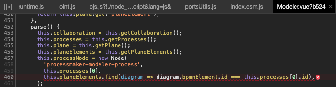Investigate error message: Cannot read property 'id' of undefined · Issue #1048 · ProcessMaker ...