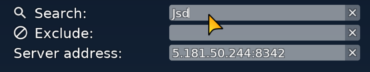 Using a uppercase character in a searchbox puts the caret in a wrong position · Issue #3705 ...