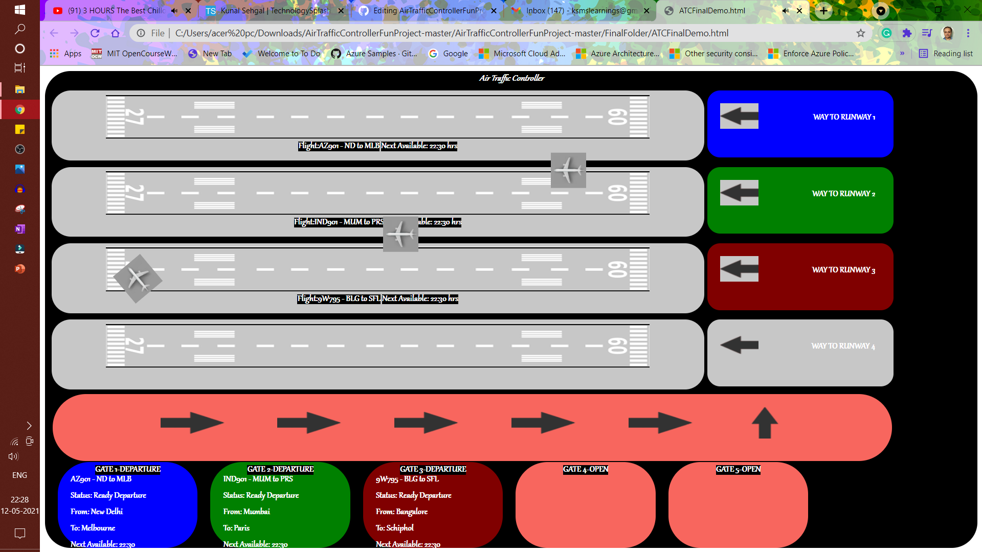 GitHub - ksmslearnings/AirTrafficControllerFunProject: A Sample Air ...
