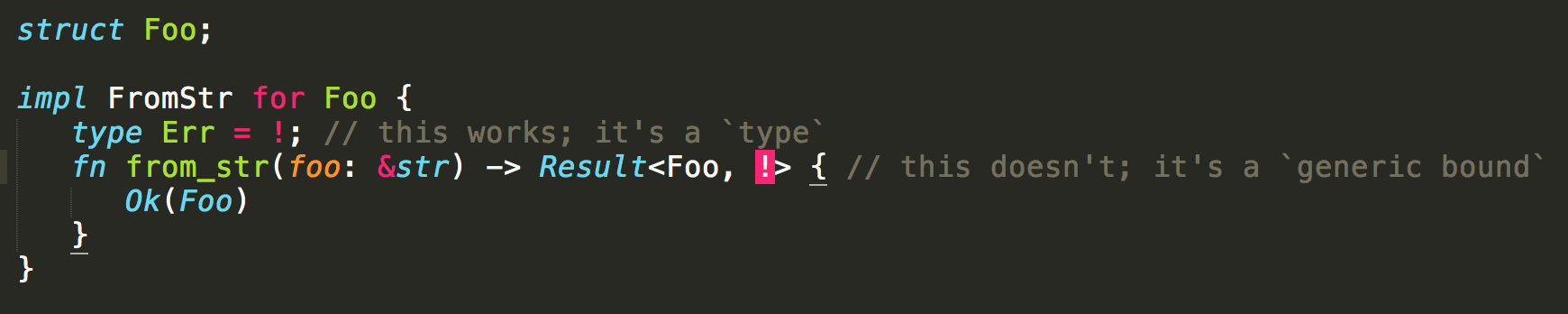 Add Further Support For Never Types · Issue 312 · Rust Langrust Enhanced · Github