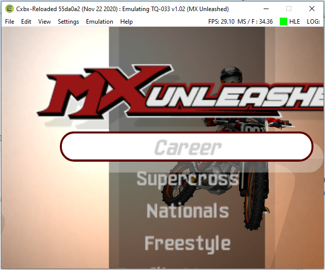 MX Unleashed [TQ-033] [1.02] · Issue #1060 · Cxbx-Reloaded/game ...