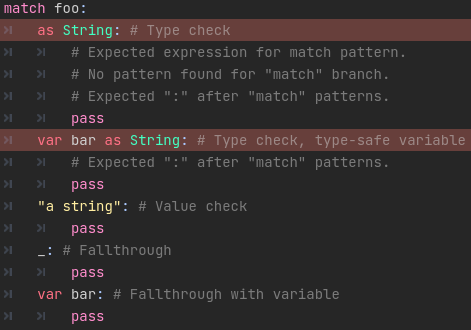 Extend `match` syntax to enable safe type narrowing · Issue #6941 · godotengine/godot-proposals ...