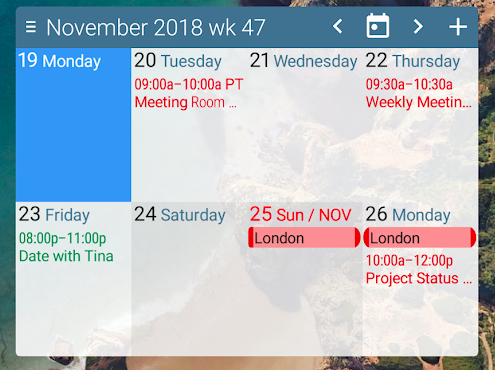 Feature request: Widget 4x4 with week view. · Issue #398 · SimpleMobileTools/Simple-Calendar ...