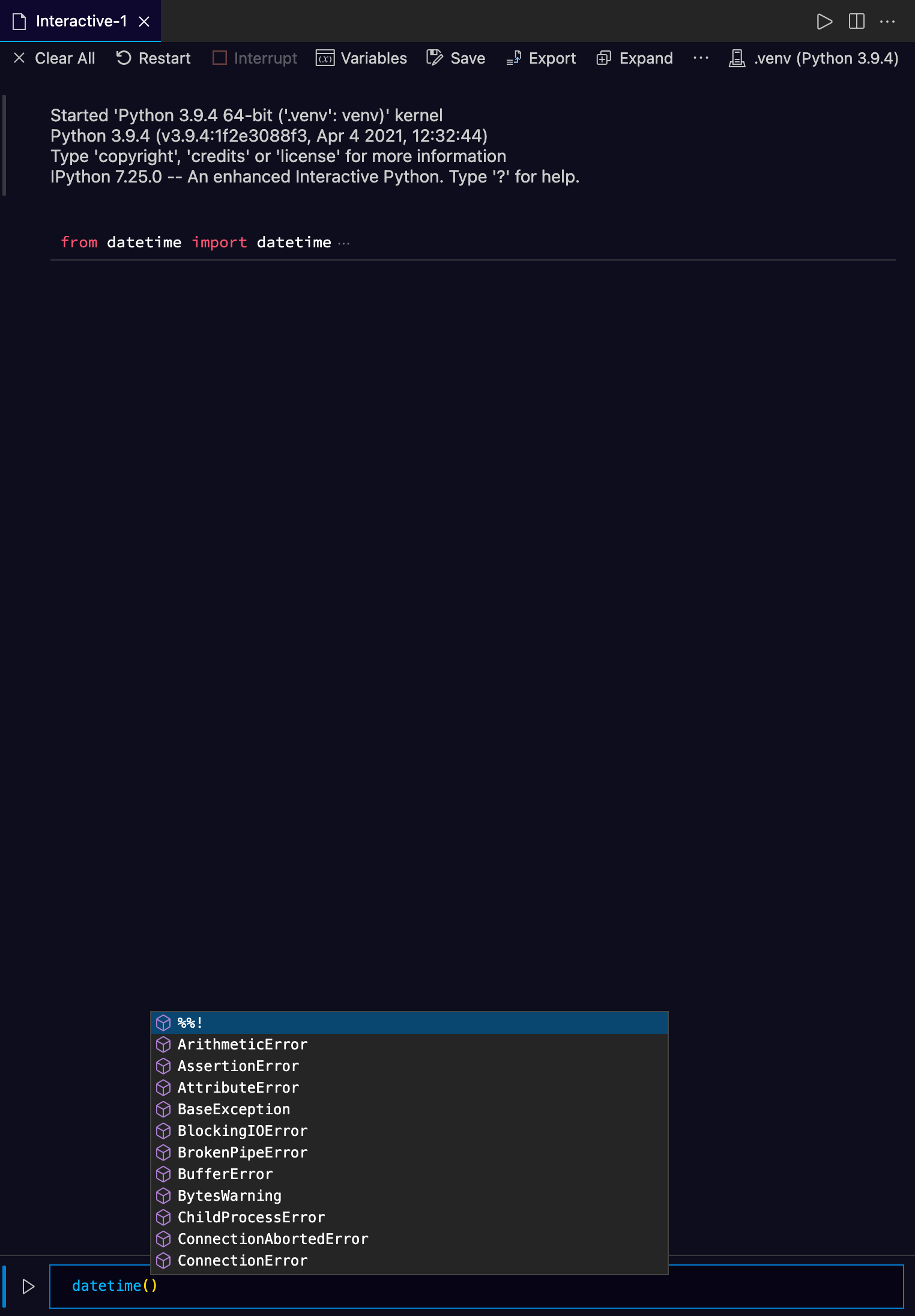 No IntelliSense in interactive window with latest Python extension ...