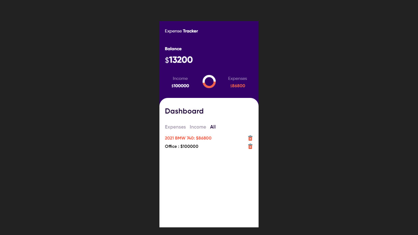 Github 04psmexpense Tracker Using Firebase Expense Tracker App Allows You To Monitor And 