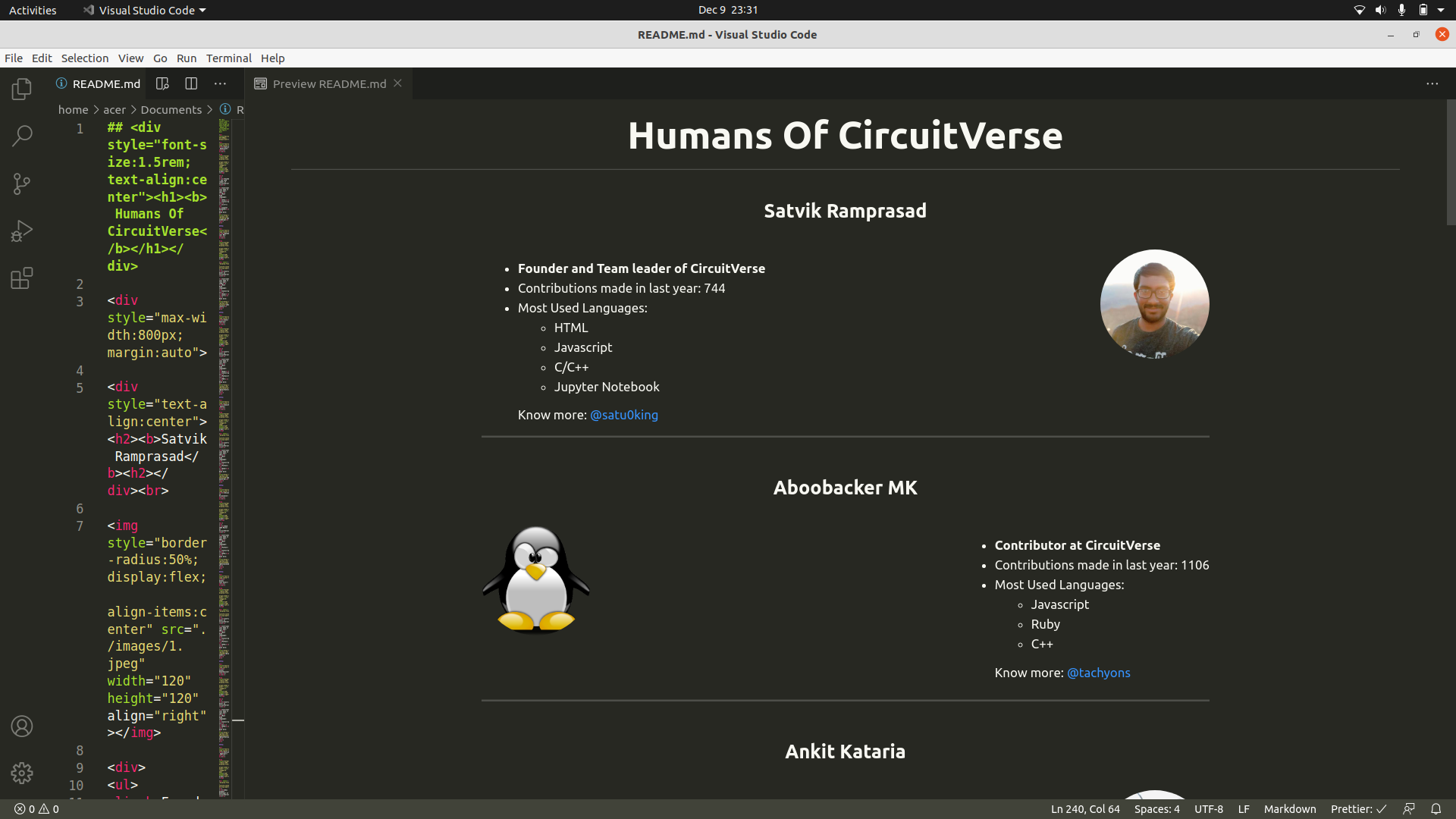 Create "Humans of CircuitVerse" markdown page · Issue #2005 · CircuitVerse/CircuitVerse · GitHub