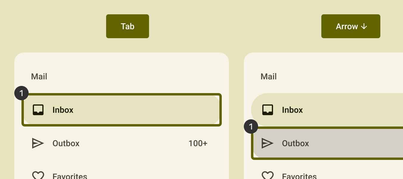 Material 3 focus rings & keyboard behavior on web · Issue #120425 ...