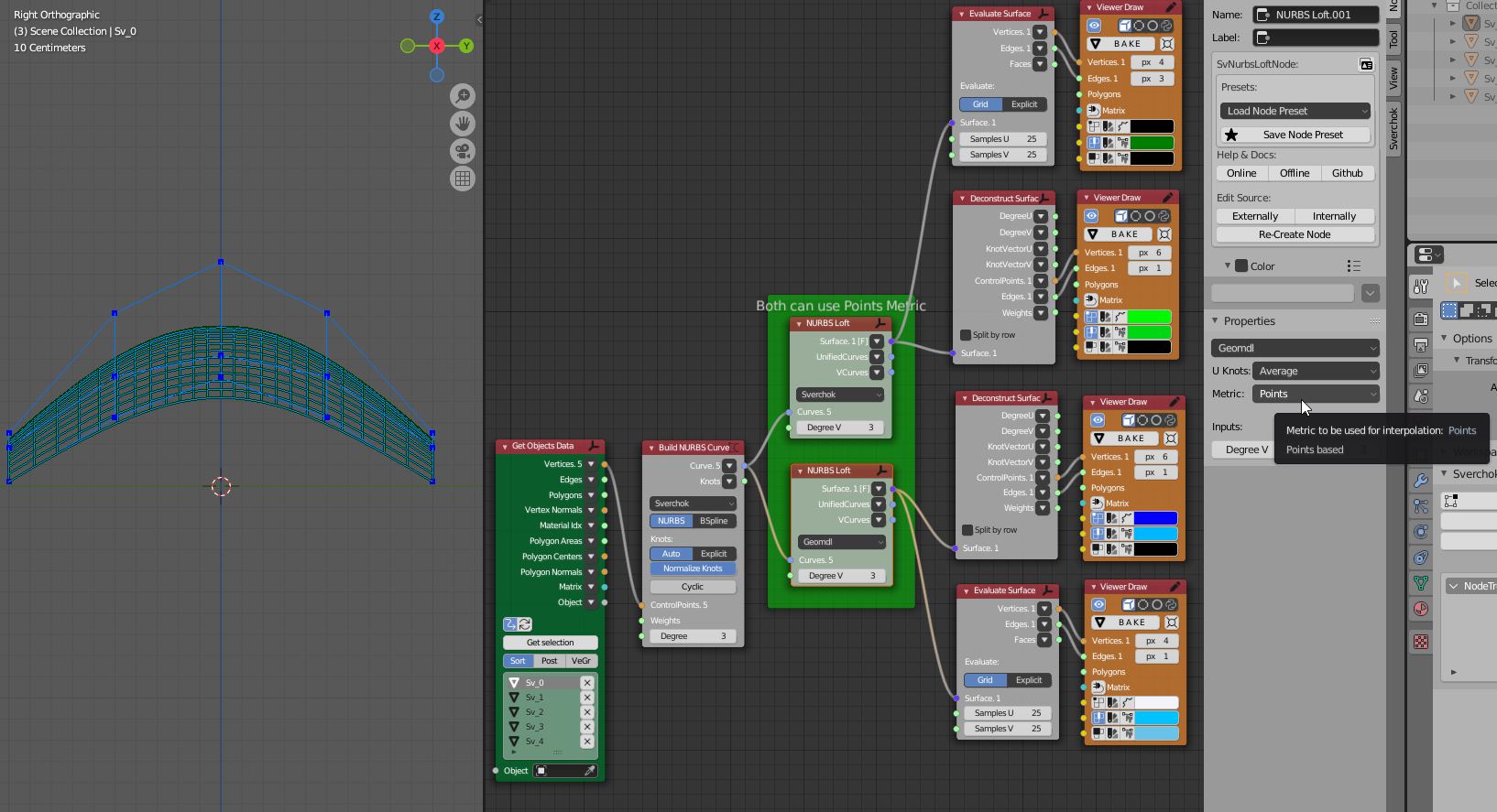 GeomDL implementation of NURBS Loft (and possibly NURBS Sweep) was ...