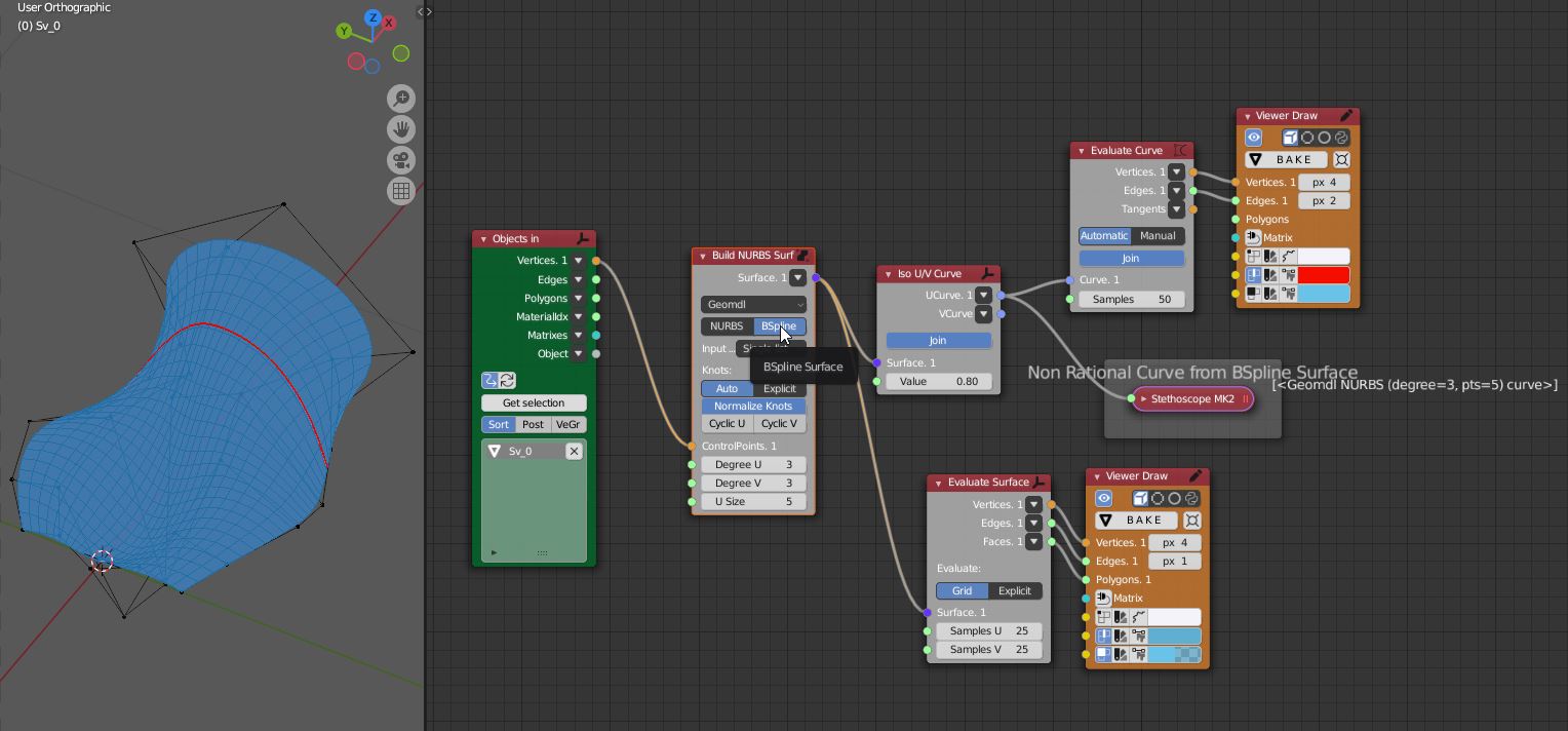 GeomDL implementation of NURBS Loft (and possibly NURBS Sweep) was using all metrics · Issue ...