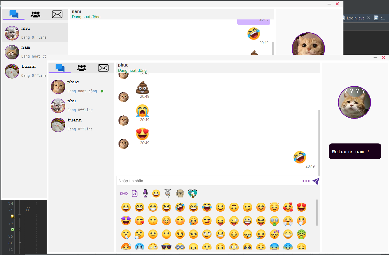 GitHub - Eristruong/Client-Appchat-Final: App chat write on Java, using TCP/IP Protocol for ...