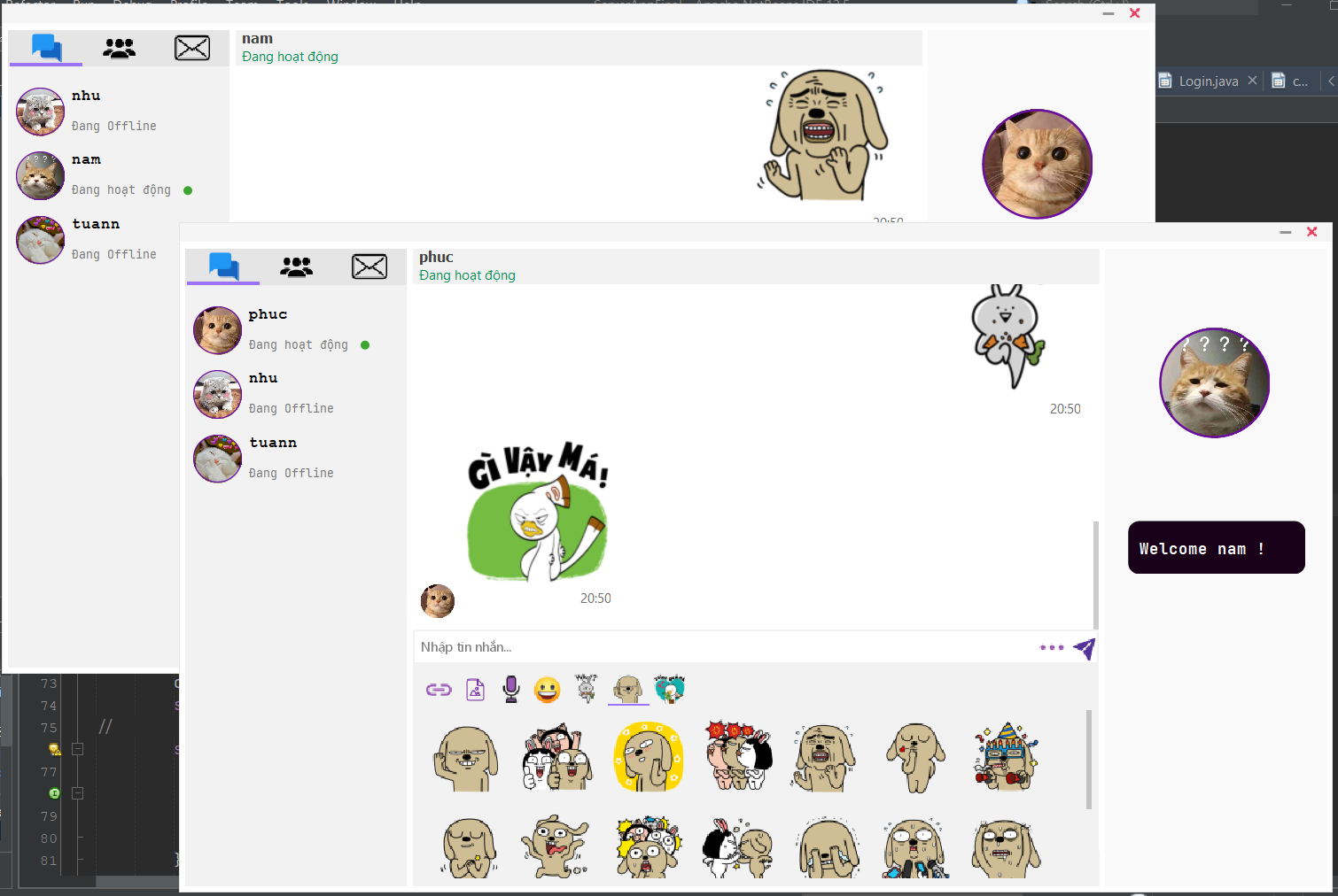 GitHub - Eristruong/Client-Appchat-Final: App chat write on Java, using TCP/IP Protocol for ...