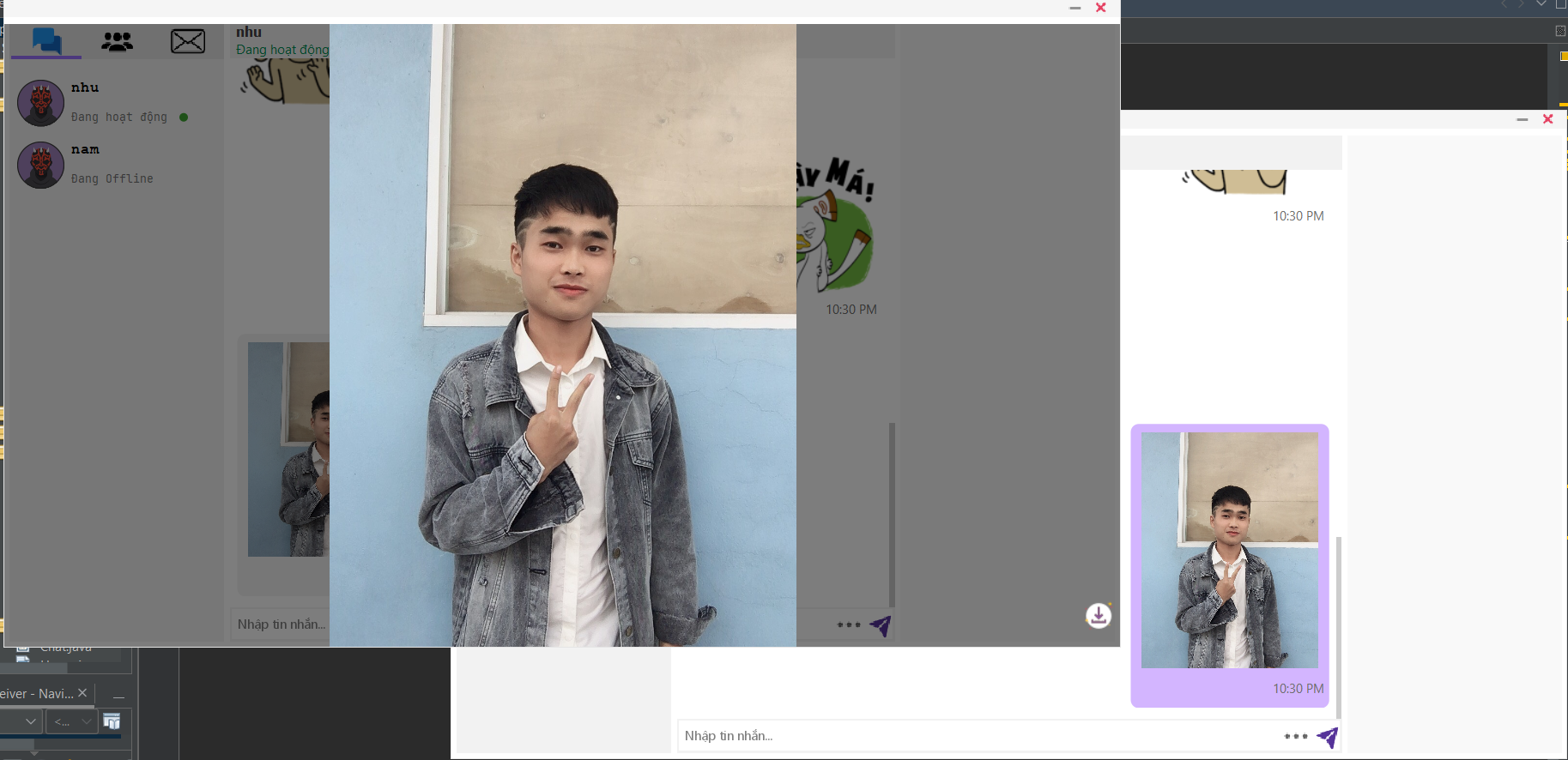GitHub - Eristruong/Client-Appchat-Final: App chat write on Java, using TCP/IP Protocol for ...