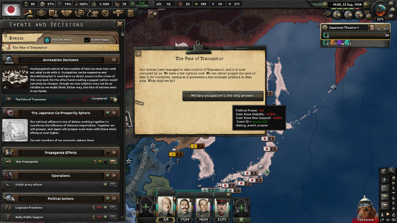 JAP, TRM - Fate of Transamur (annex.226) only leaves me with the option ...