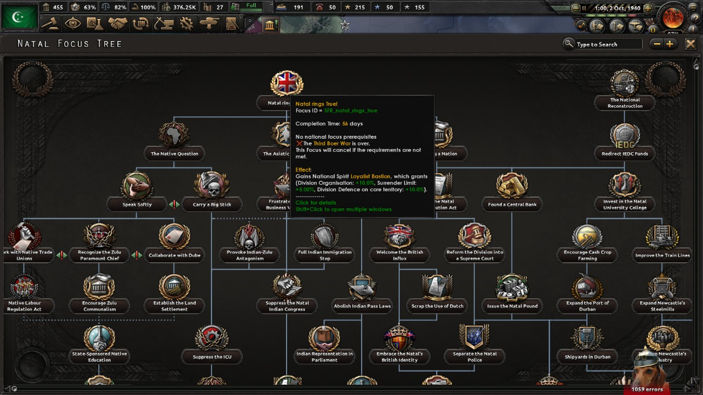 SFR - Third boer war is over, but actually not · Issue #11375 · Kaiserreich/Kaiserreich-4-Bug ...