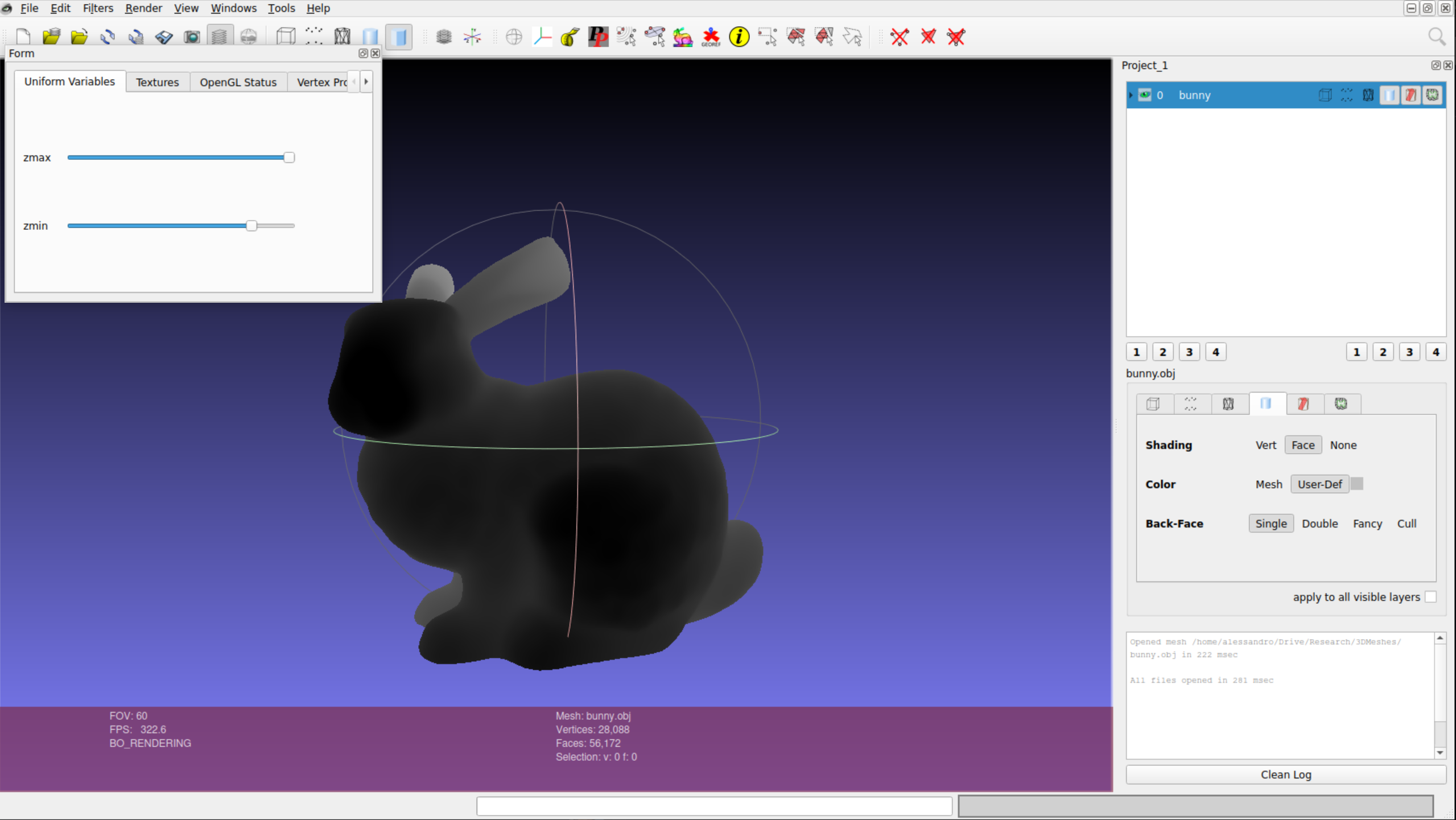 Depth Map Treats Object as Flat Face · Issue #1377 · cnr-isti-vclab/meshlab · GitHub