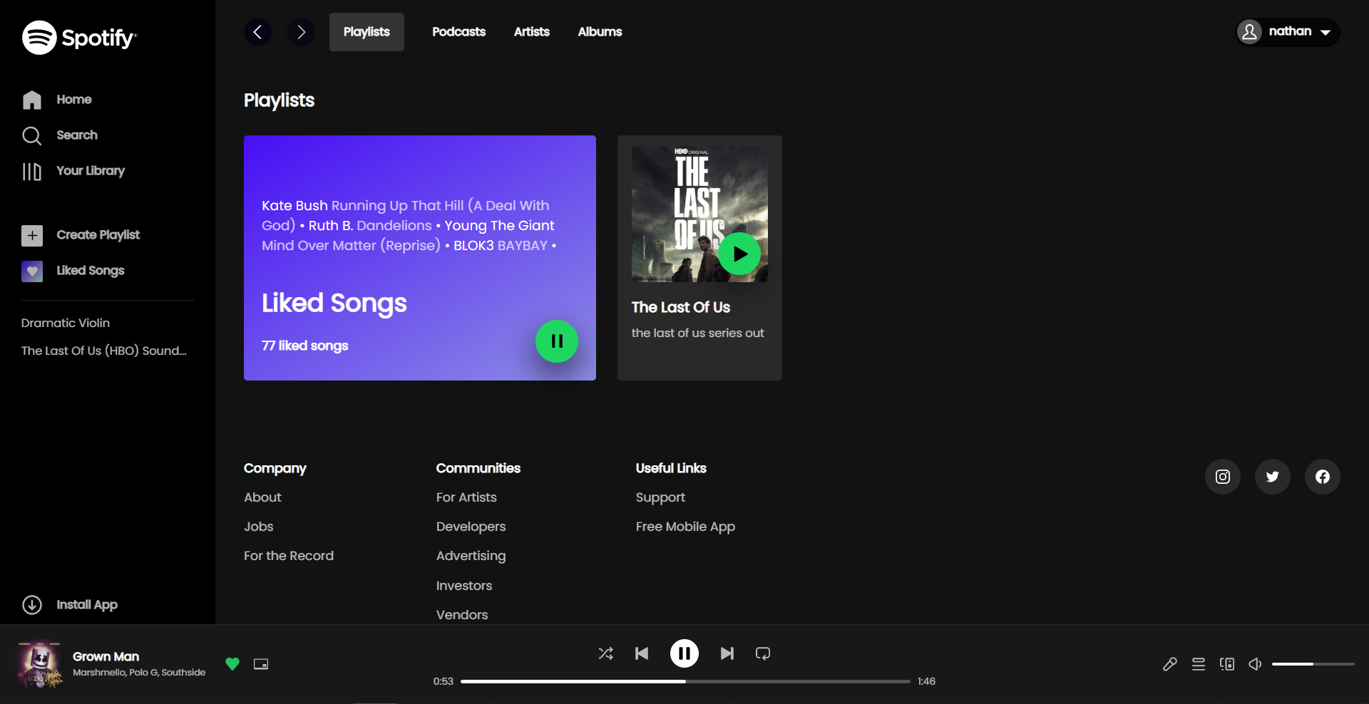 GitHub - Charyyev17/spotify-clone