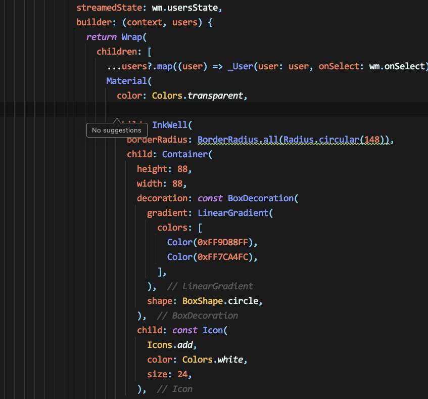 Sometimes the autocomplete does not work · Issue #5732 · flutter/flutter-intellij · GitHub