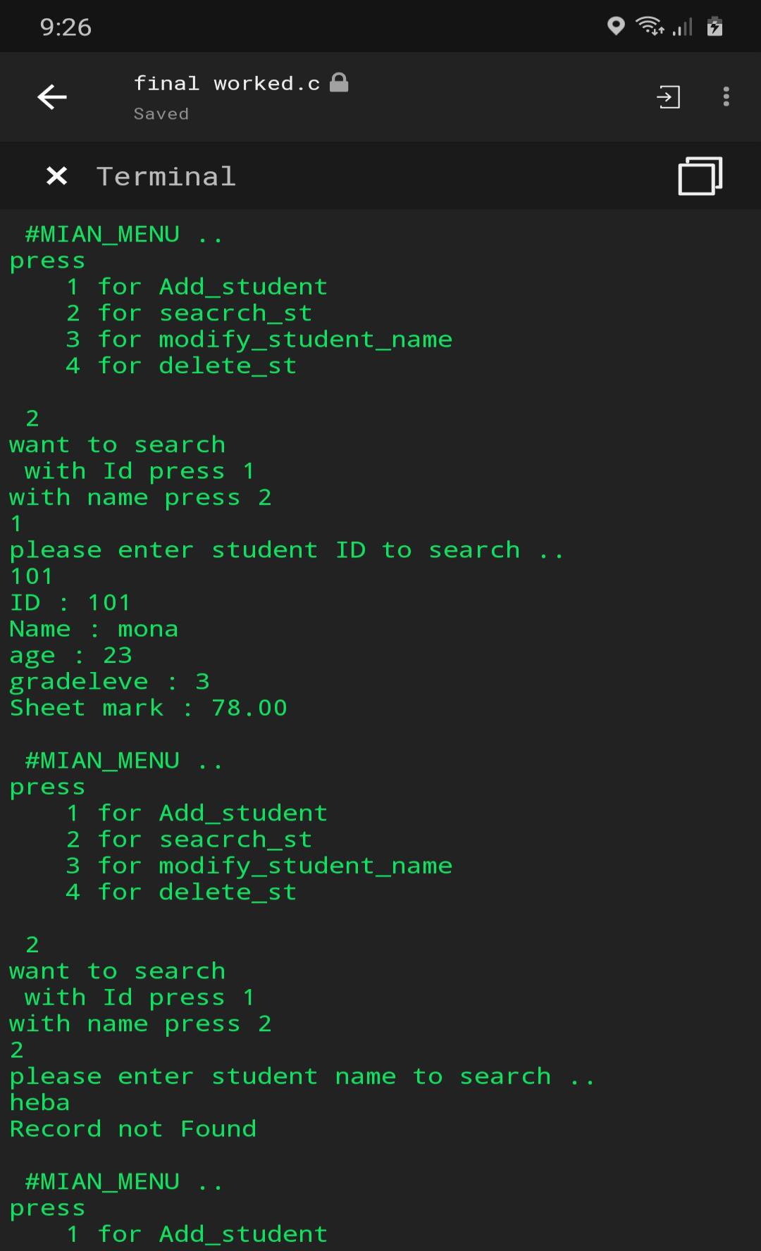 GitHub - ahmdmusa/Record-Students-Data: Record Students Data project ...