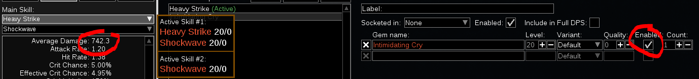 Shockwave support benefitting from exerted attacks · Issue #5377 · PathOfBuildingCommunity ...