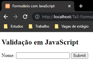 GitHub - BrunoSaints/Ta3-Formulario