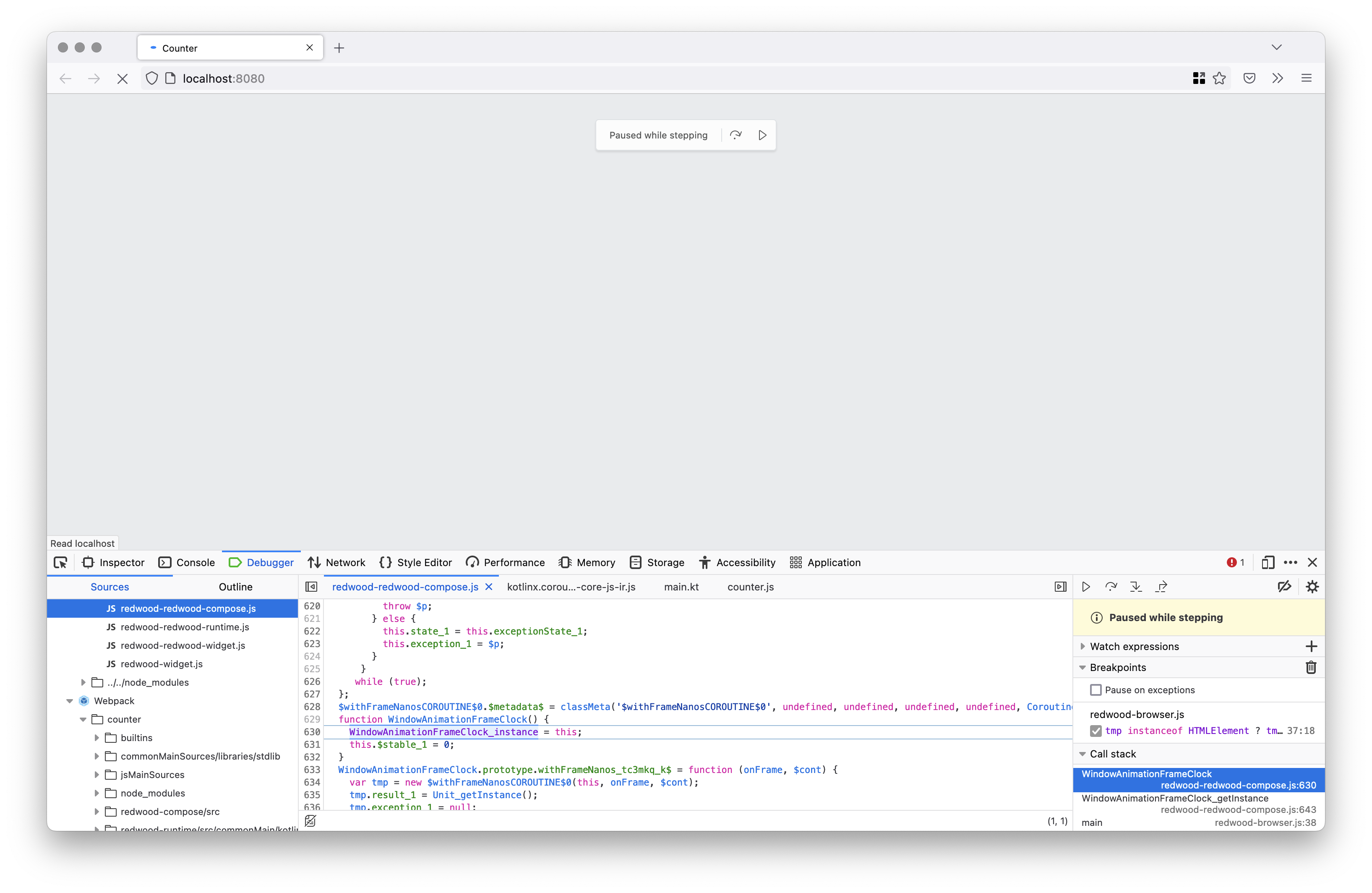 Source Map Debugging Only Works In Project Local Files Not Deps · Issue 651 · Cashapp Redwood