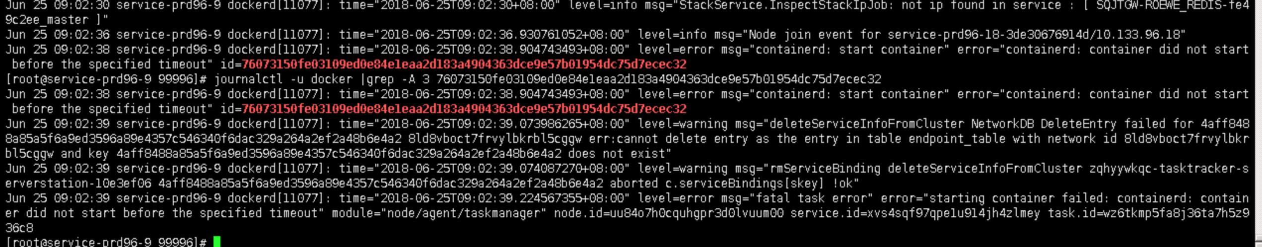 too many libnetwork-setkey process suspending, create new container timeout due to possible dead ...