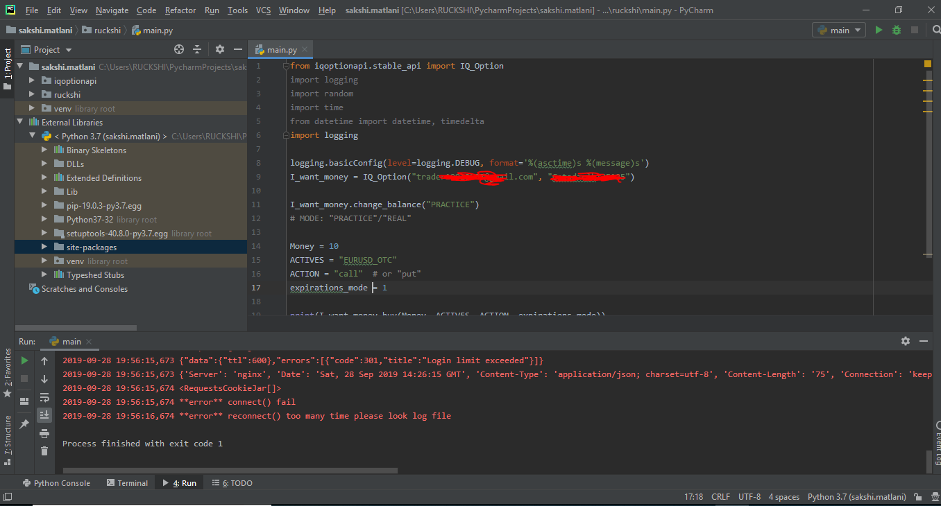 Connection error when setup · Issue #124 · Lu-Yi-Hsun/iqoptionapi · GitHub