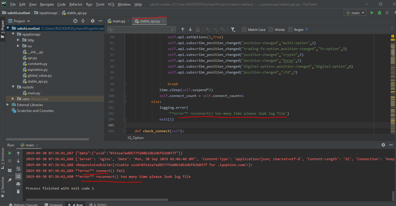 Connection error when setup · Issue #124 · Lu-Yi-Hsun/iqoptionapi · GitHub
