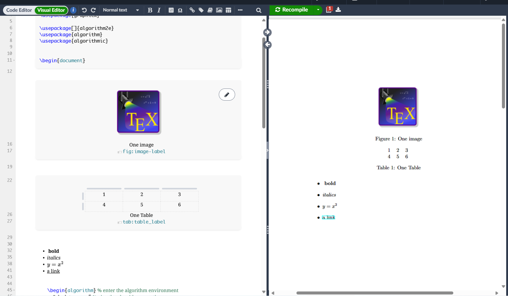 Add support to rich text editor like Overleaf · Issue #3351 · texstudio-org/texstudio · GitHub