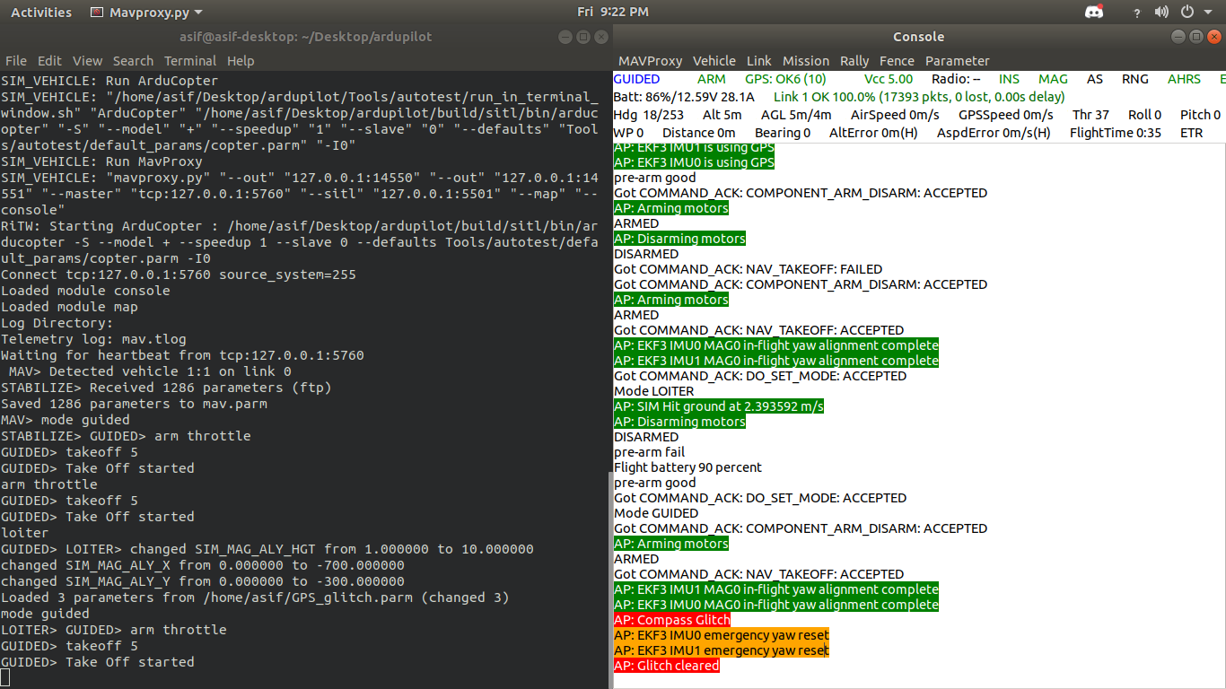 EKF: "GPS Glitch" warning can be misleading because it's not always the ...