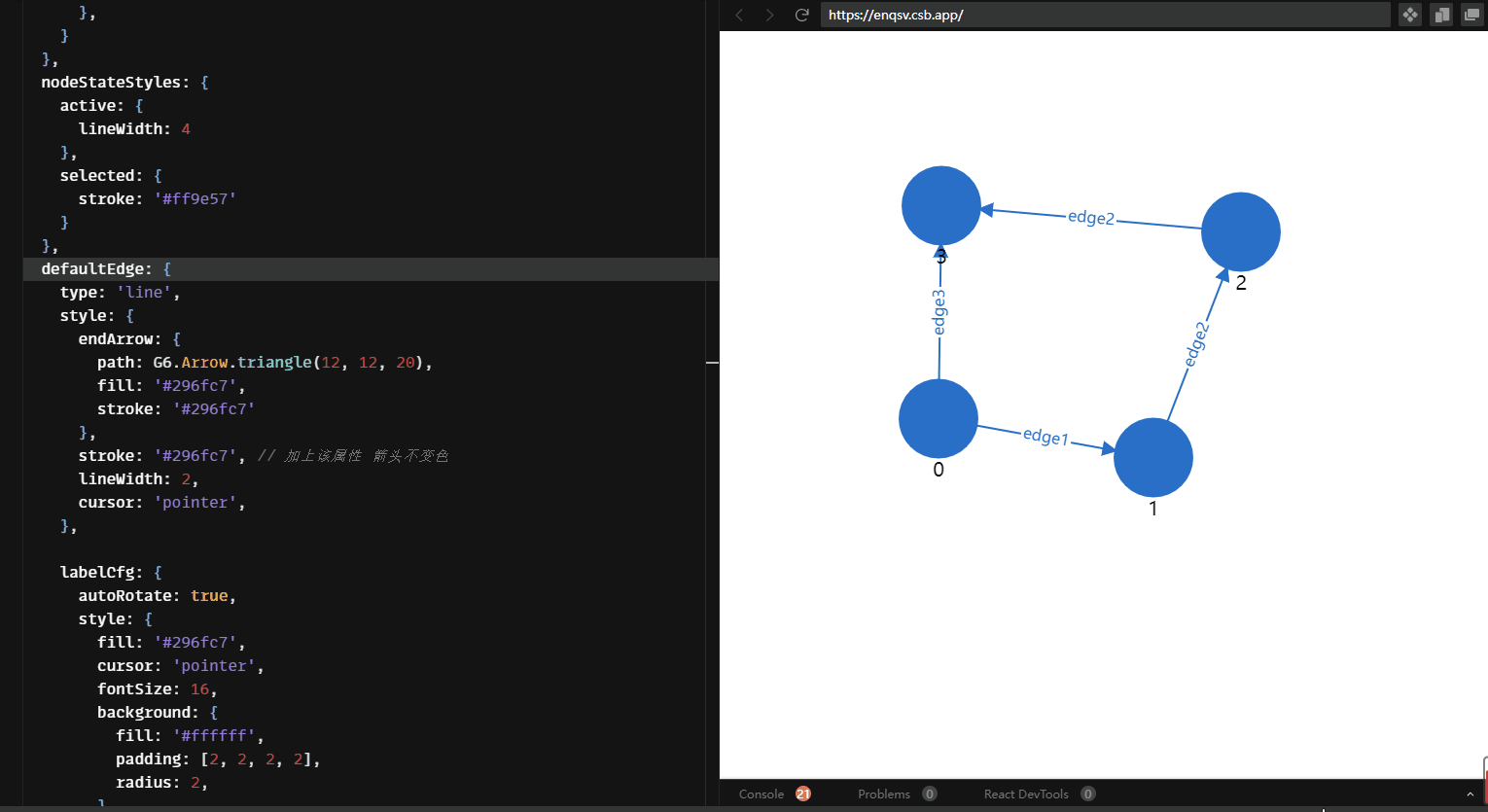自定义active和selected无效，麻烦帮忙看下 · Issue #3465 · antvis/G6 · GitHub