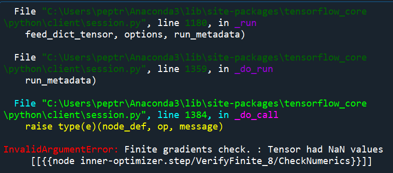 Tensor Flow Crashed Using Adam Optimizer · Issue 710 · Tensorforcetensorforce · Github 