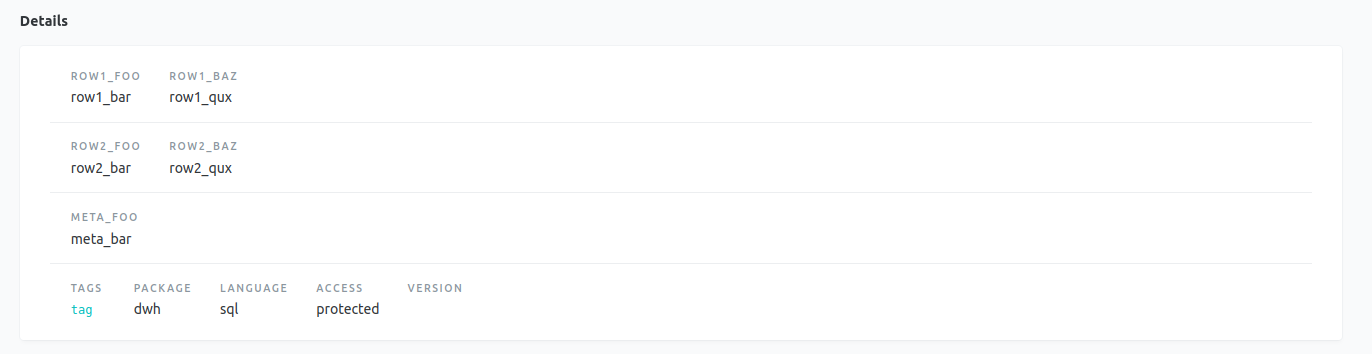 [CT-2600] Add aditional row(s) of metadata to models/sources · Issue #424 · dbt-labs/dbt-docs ...