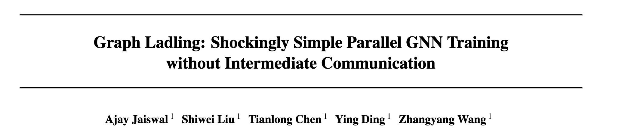 Github Vita Group Graph Ladling [icml2023] Graph Ladling Shockingly Simple Parallel Gnn