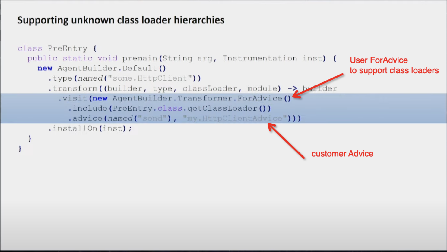 How to intercept all the classes in a project which has isolated classloaders · Issue #1243 ...