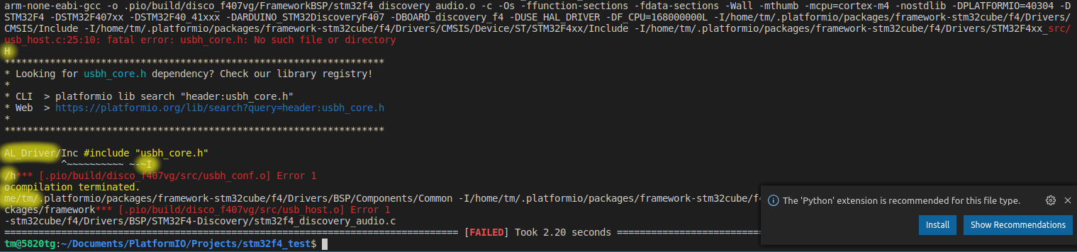 Wrong interspercing of error message with verbose output in the ...