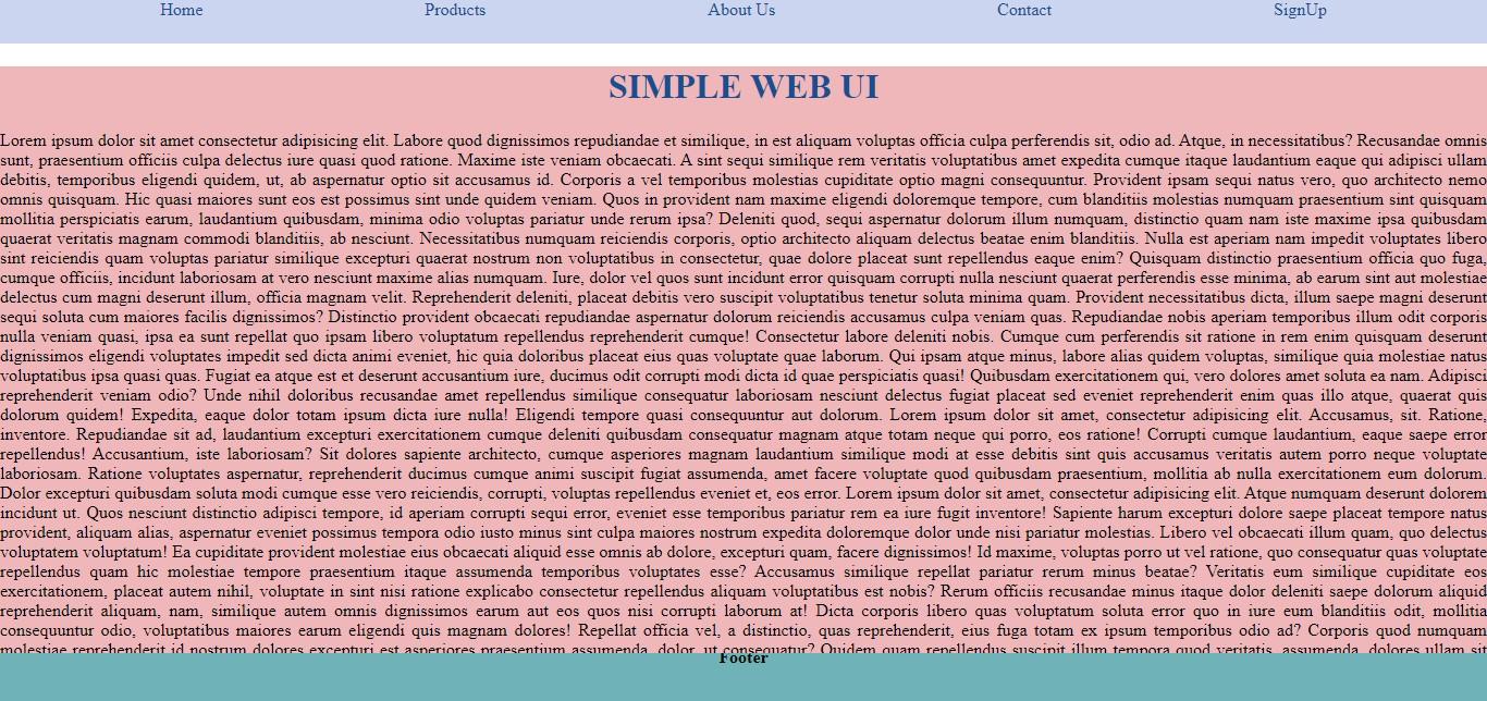 GitHub - Mayurichougule98/SimpleWebUI: Using Basic HTML and CSS