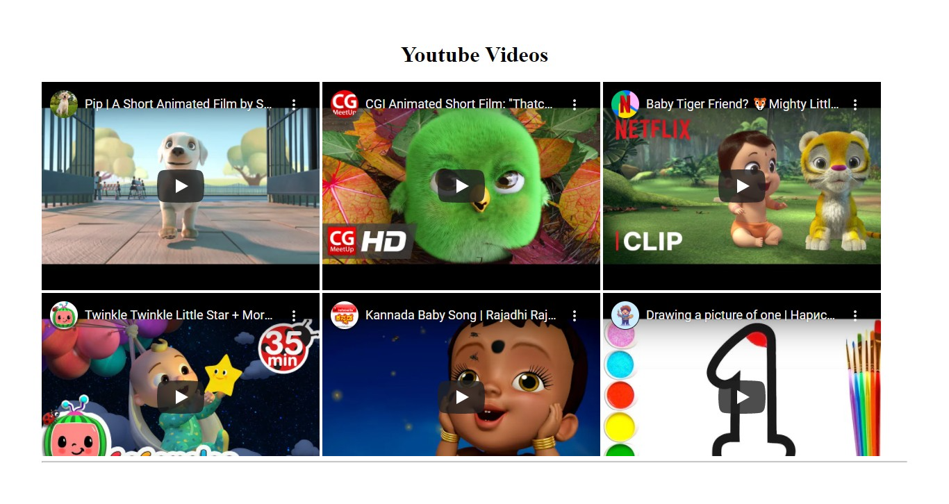 GitHub - Mayurichougule98/Youtube-Viedos: HTML CSS