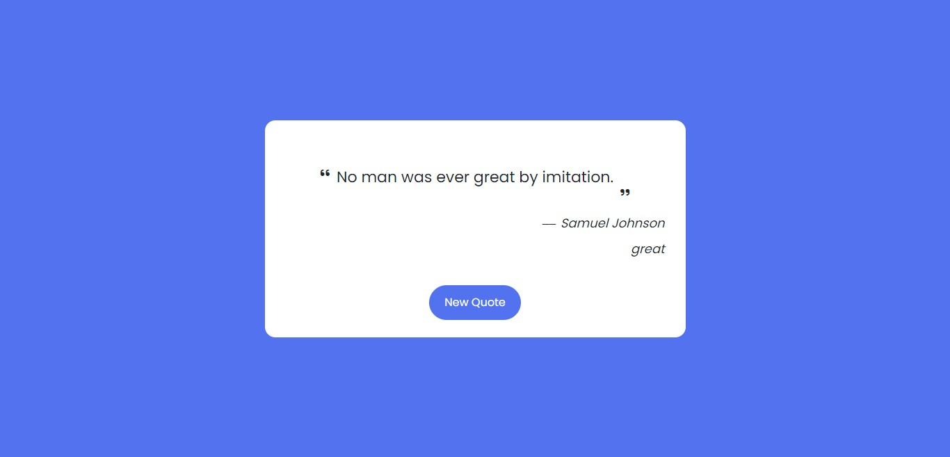 GitHub - Mayurichougule98/QuoteGenerator: Using ReactJS (Used Axios)