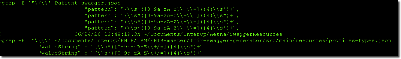 Swagger Generator Regex Error · Issue 1277 · Linuxforhealthfhir · Github