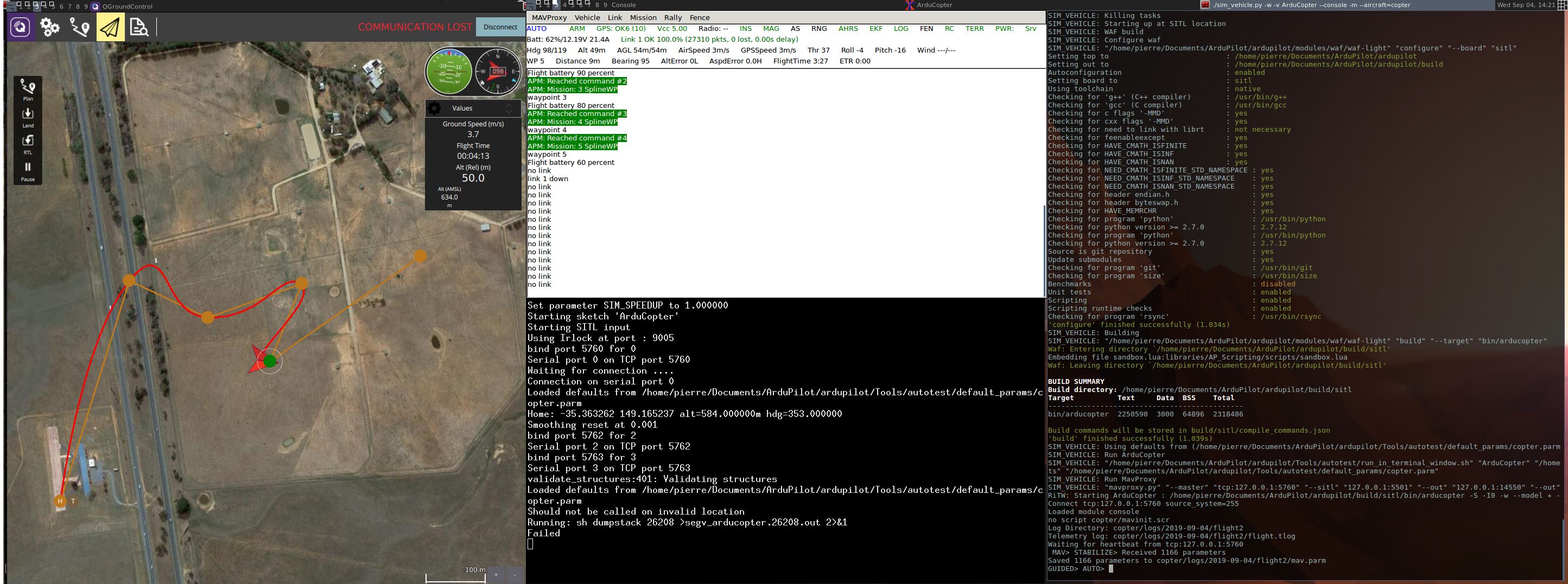 Simulator Segfault with Spline WP · Issue #12215 · ArduPilot/ardupilot · GitHub