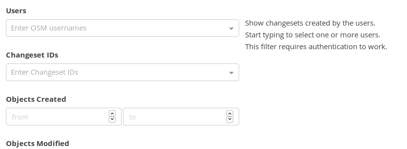 Remove user metadata for unauthenticated users · Issue #293 · OSMCha/osmcha-frontend · GitHub